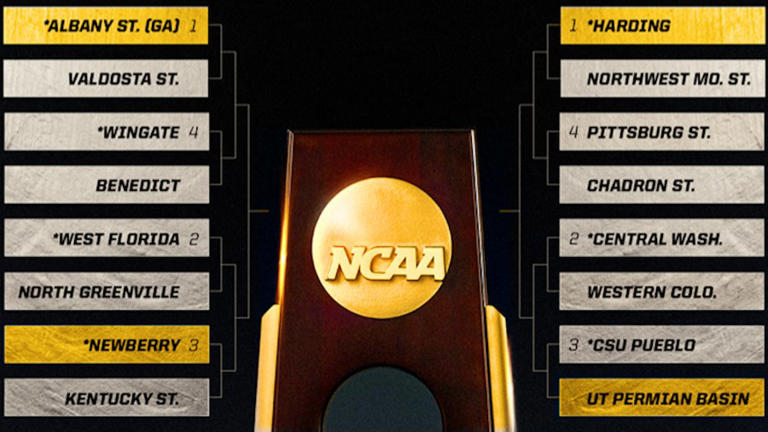 Falcons take on undefeated Harding with semifinal berth on the line