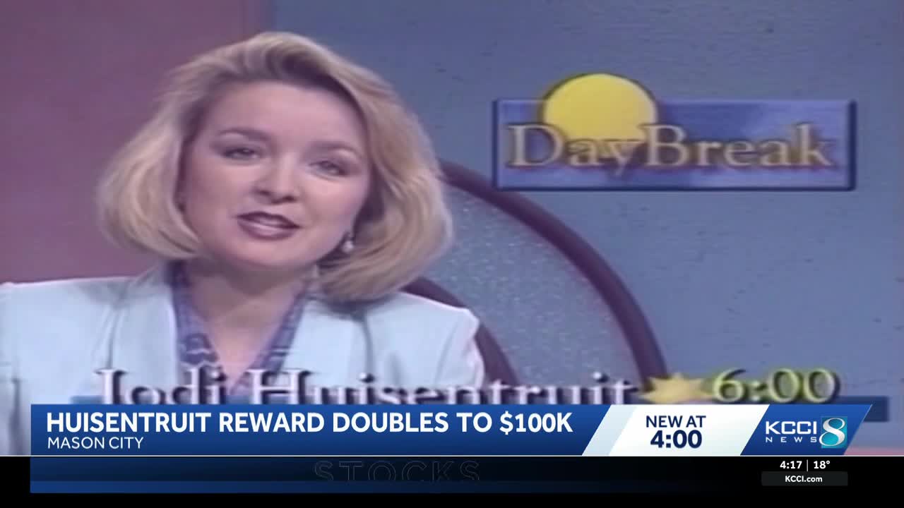 Iowa cold case: Reward in Jodi Huisentruit case doubled to $100,000