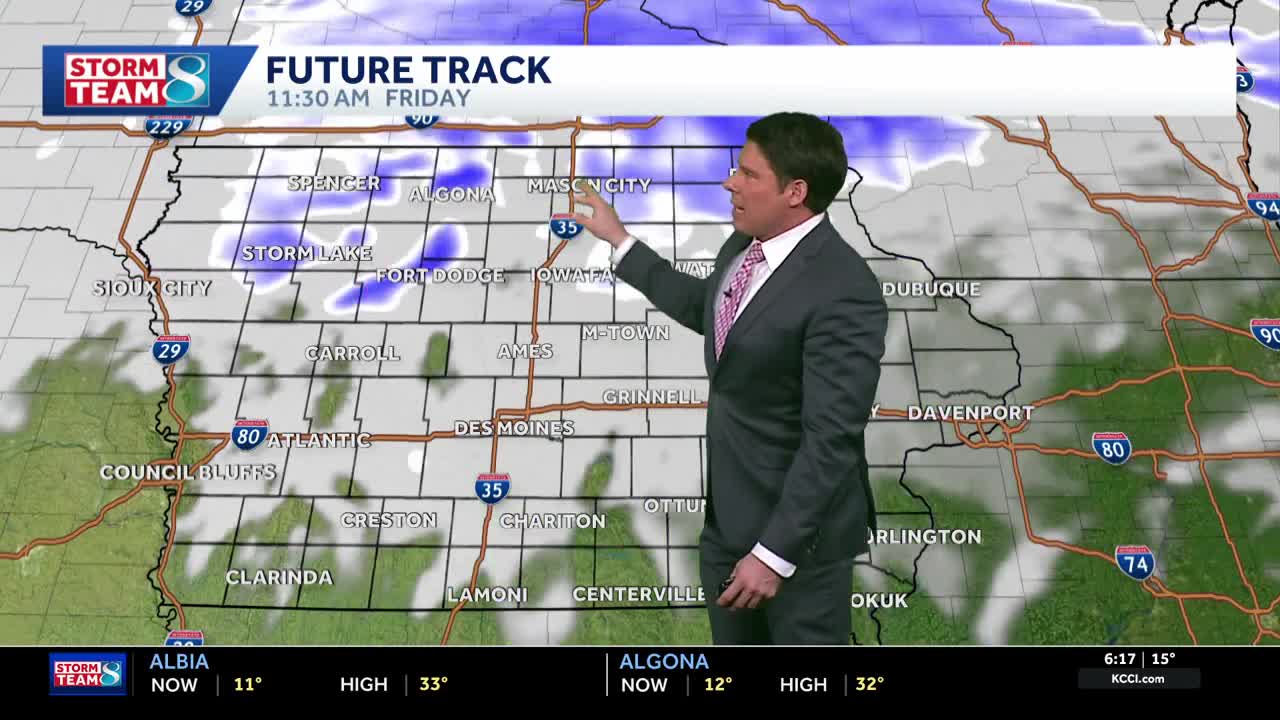 Iowa weather: Another round of measurable snow this weekend