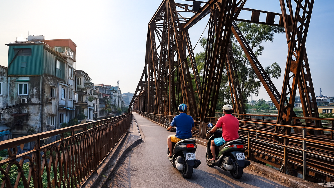 Why is Long Bien Bridge so historic?