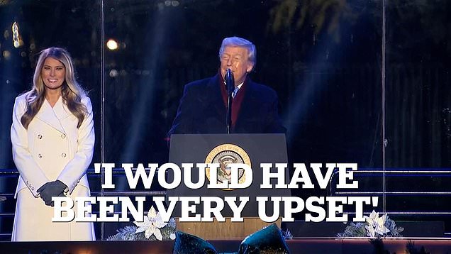 Trump muses about missing tree lighting: 'I would've been very upset'