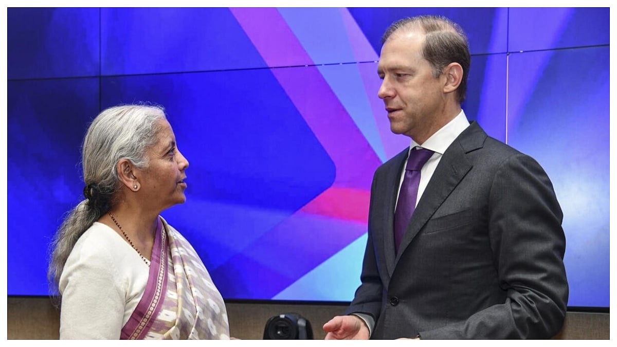 FM Nirmala Sitharaman meets Russian delegation led by Denis Manturov ...