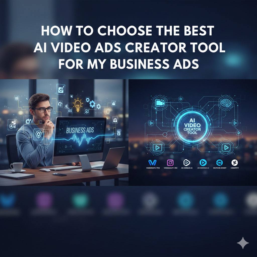 How to choose the best AI video ads creator tool for your business