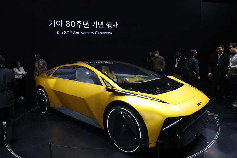 Kia celebrates 80 years with future concept car unveiling