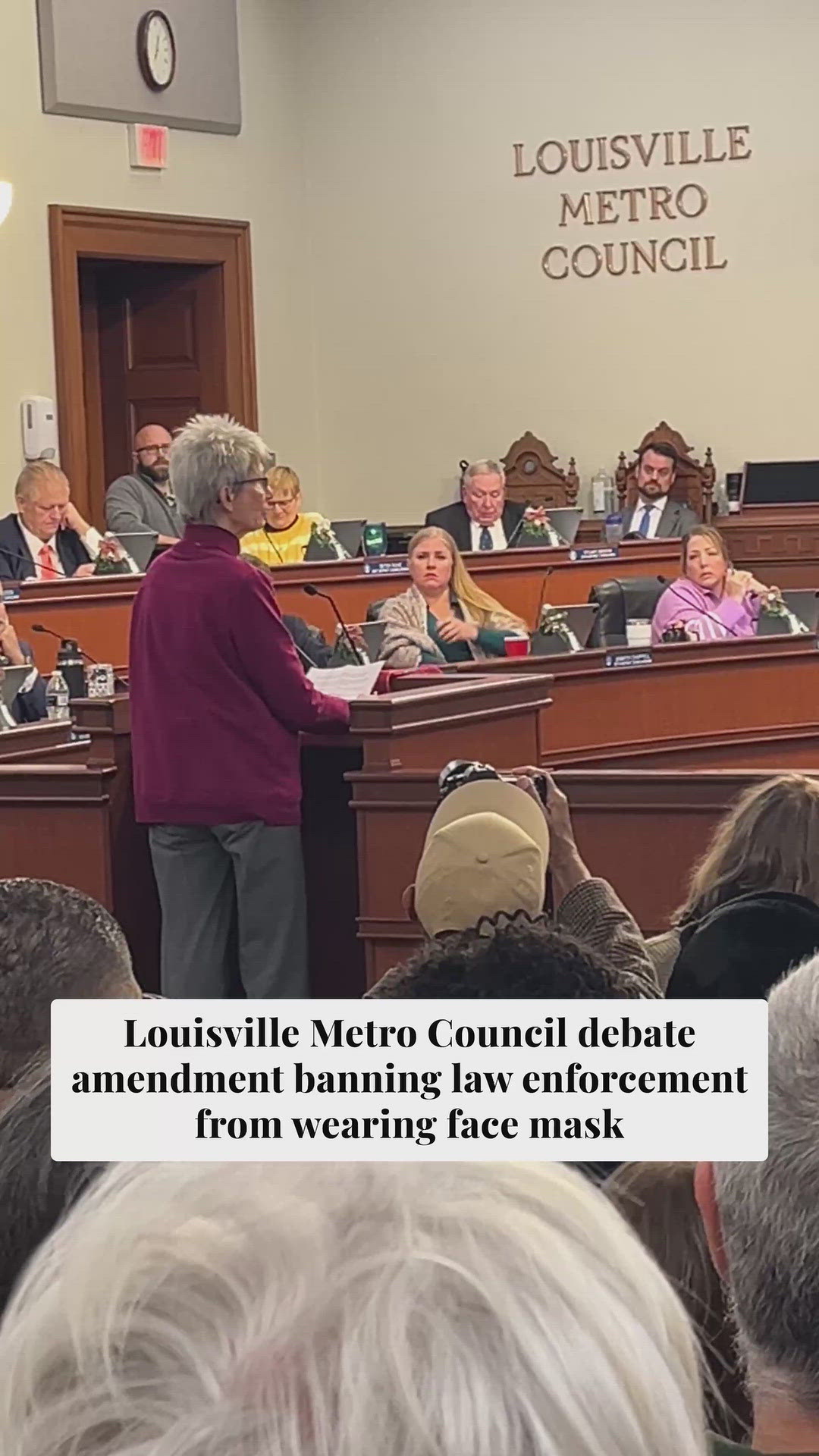 Louisville council debates face mask amendment for police and ICE agents