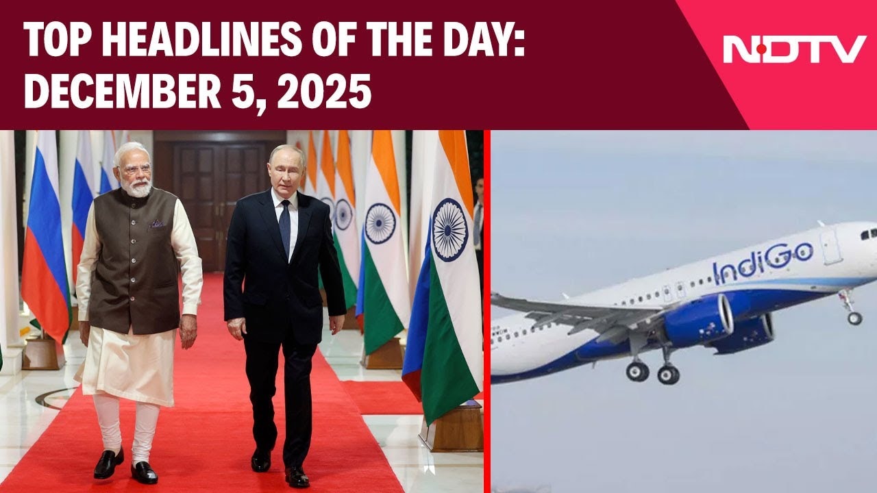 Modi-Putin bilateral talks today | Indigo crisis | Biggest stories of December 05, 2025