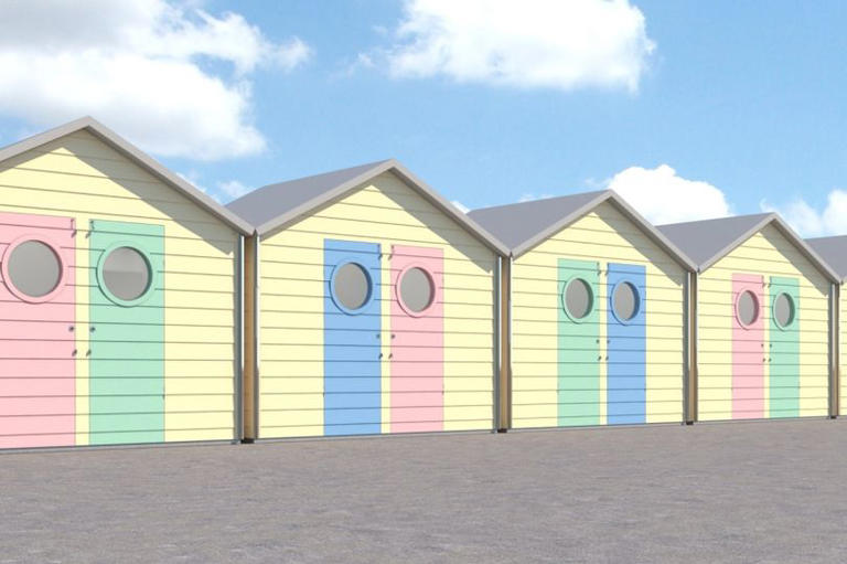 Colour palette for Sidmouth beach huts proposed