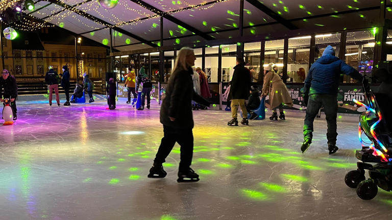 Ice rink heralded for bringing crowds to town