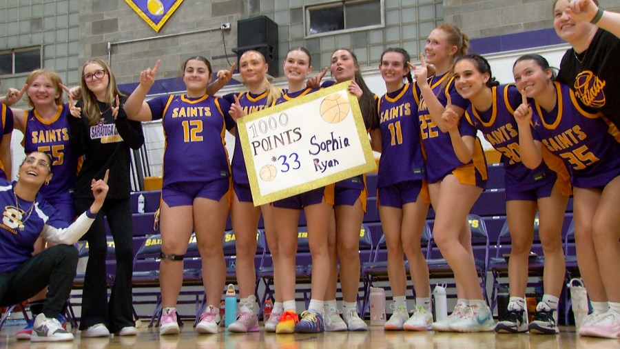 Sophia Ryan joins elite company as second Spa Catholic girls basketball ...