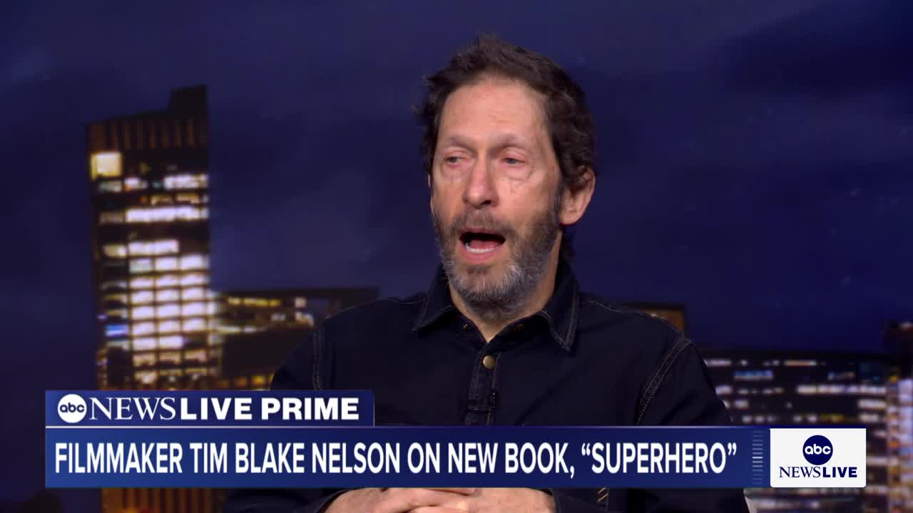 Filmmaker Tim Blake Nelson on new book, "Superhero"
