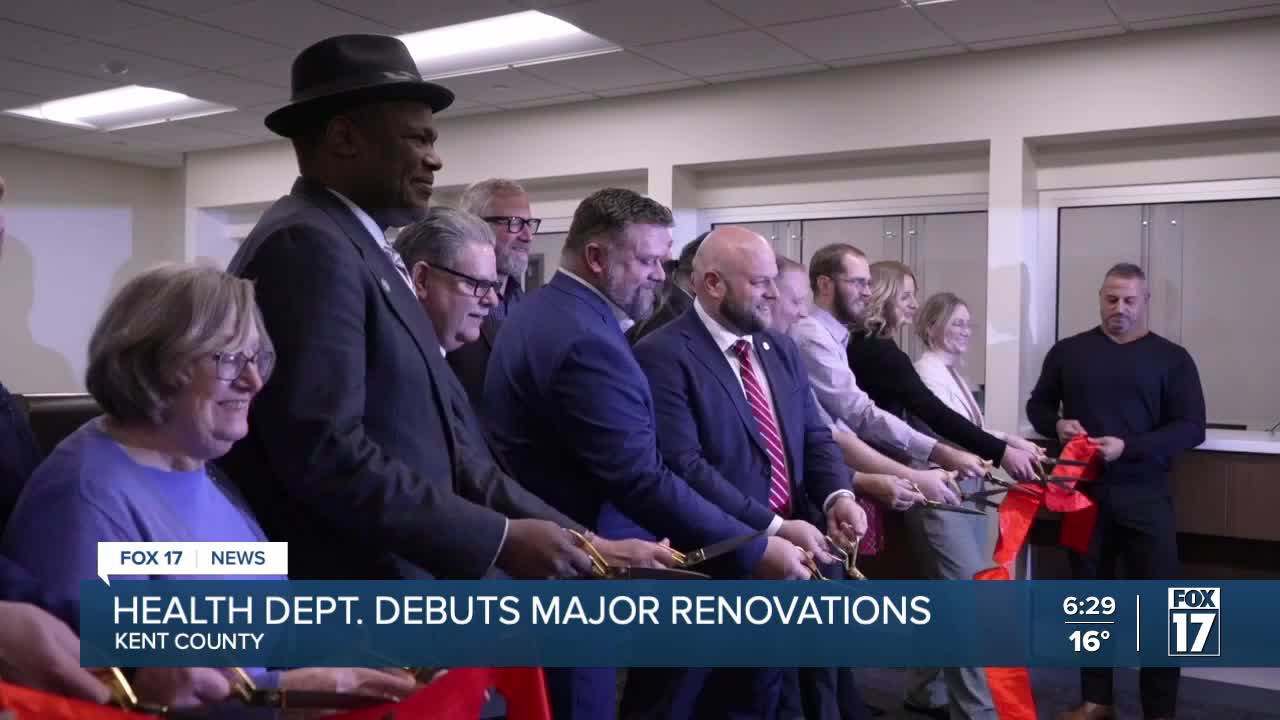 Kent County Health Department cuts ribbon on "first class" renovation