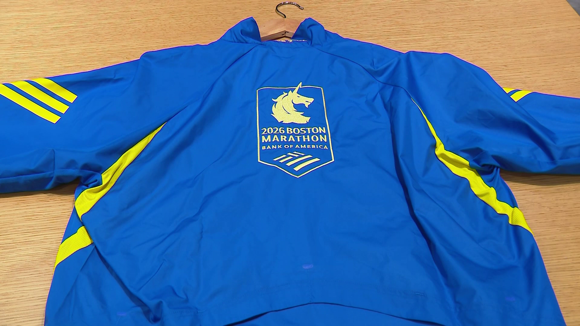 BAA., Adidas unveil new jacket for 2026 Boston Marathon