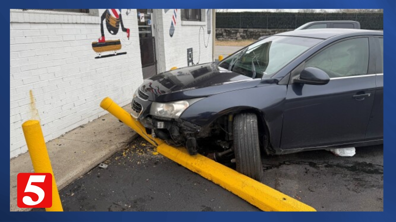 Barbershop owner seeks safety upgrades after repeated curb crashes