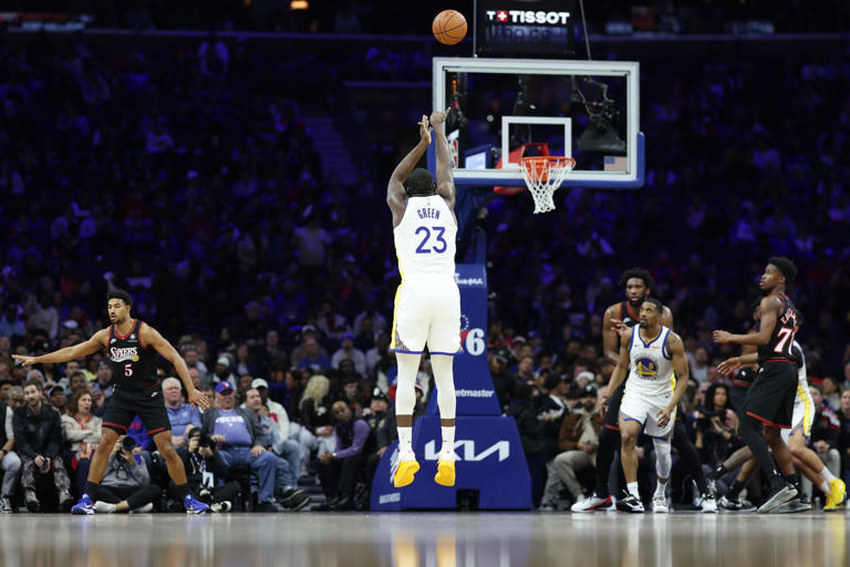 Injury report: Draymond Green (right foot) won't return vs. Sixers