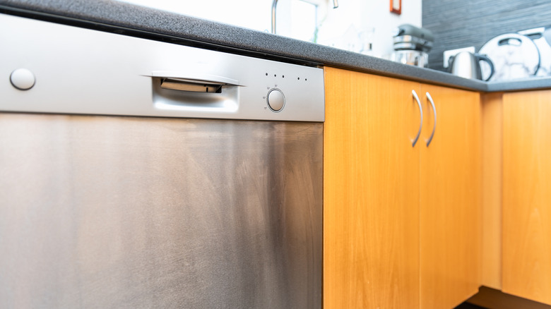 Add a splash of modern elegance to your basic dishwasher with an easy DIY