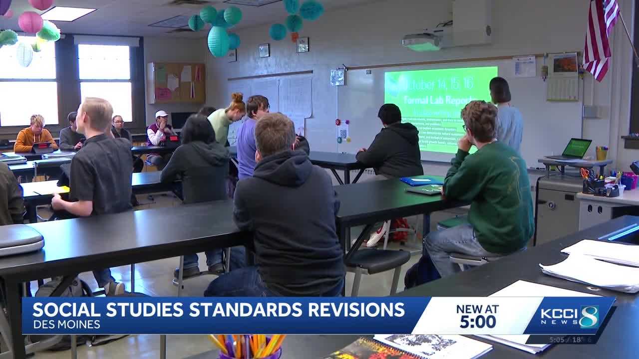 Iowa considers changes to social studies curriculum