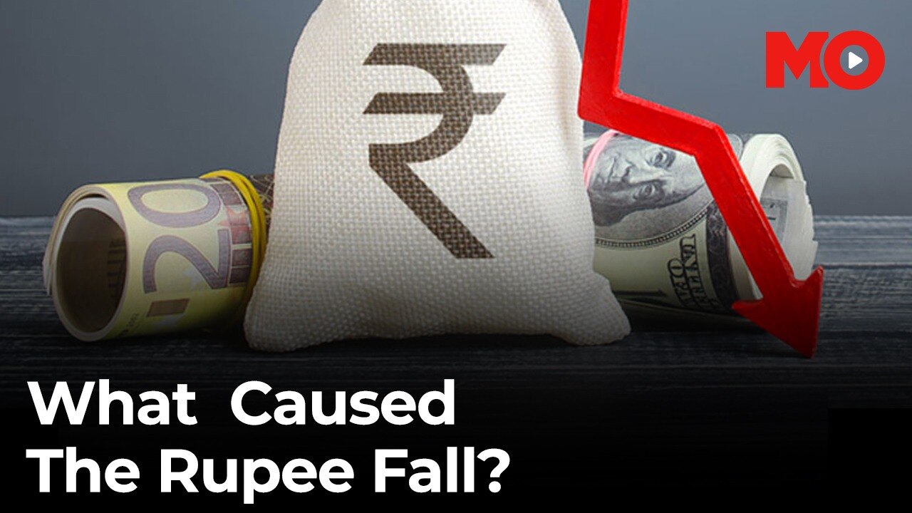 What caused the rupee fall?