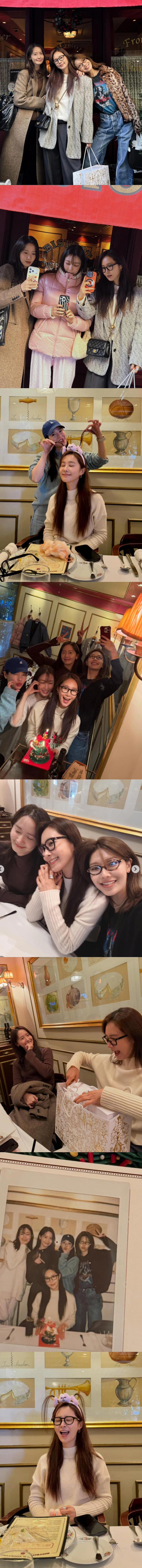 Taeyeon → Hyoyeon is absent..Girls' Generation and Yuri got together again on their birthdays ...