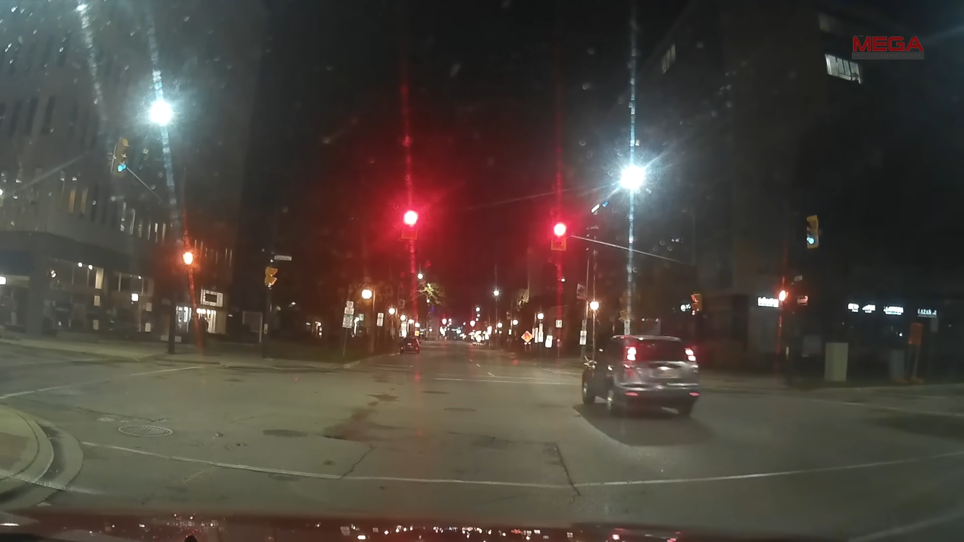 Running a red light ends with immediate police stop