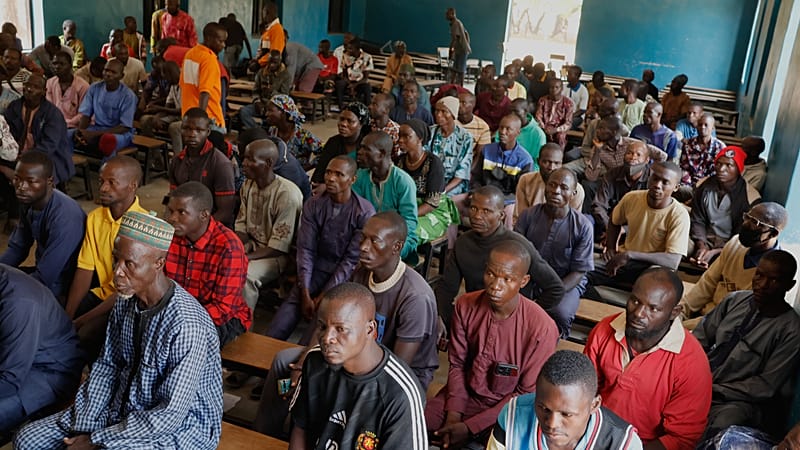Nigeria school kidnapping: 250 children still held two weeks on