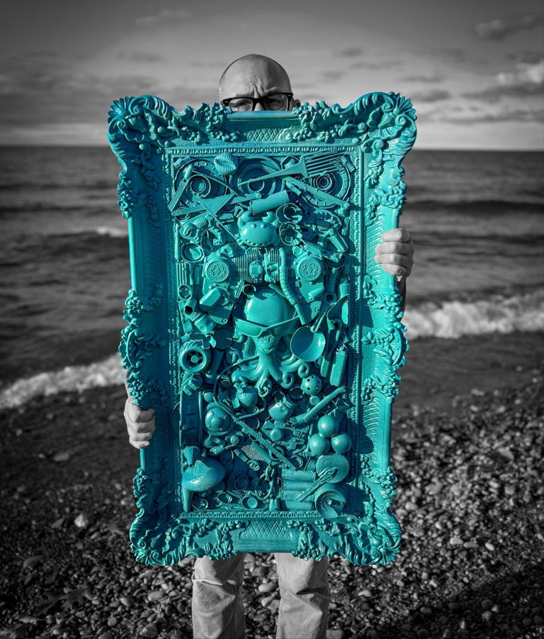 How this PA man converts Lake Erie trash into an artist's masterpiece