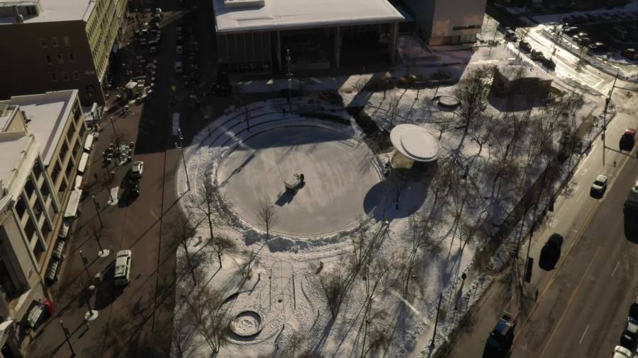 Rosa Parks Circle ice rink opening for the season