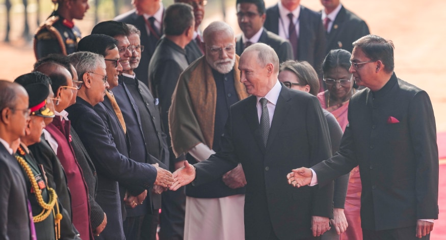 Handshake, hugs, carpool: Pictures capture PM Modi-Putin bonhomie in India