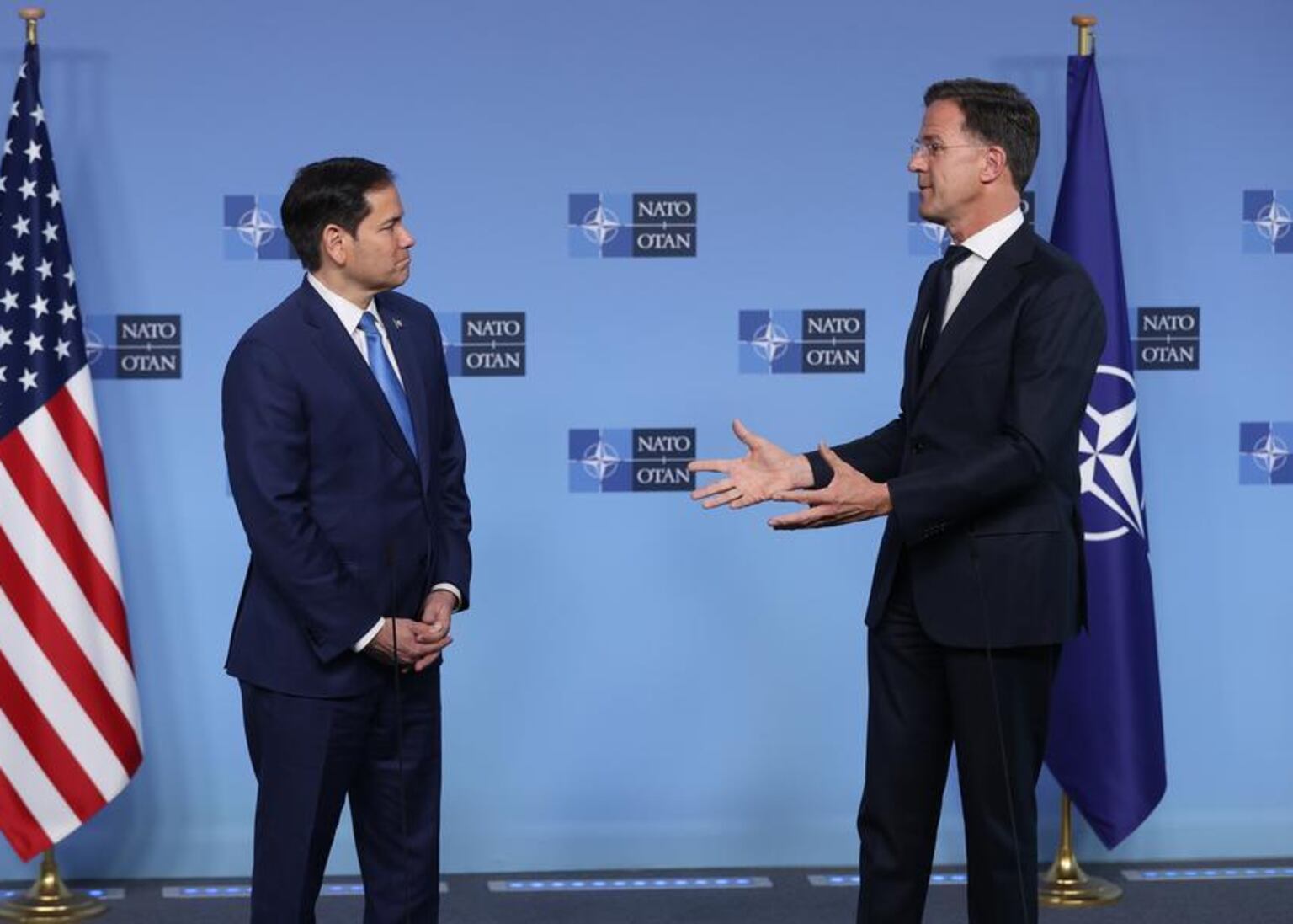 NATO foreign ministers’ meeting highlights growing US-Europe divide