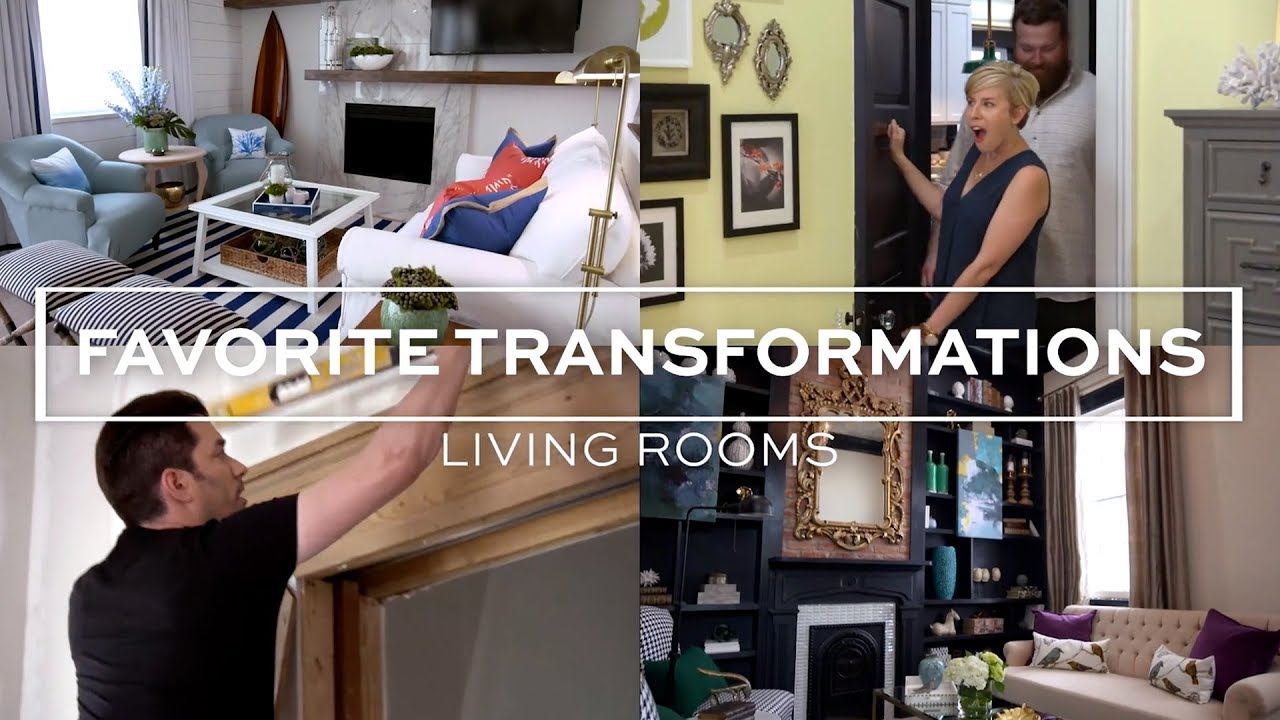 Drew & Jonathan's 3 favorite living room transformations