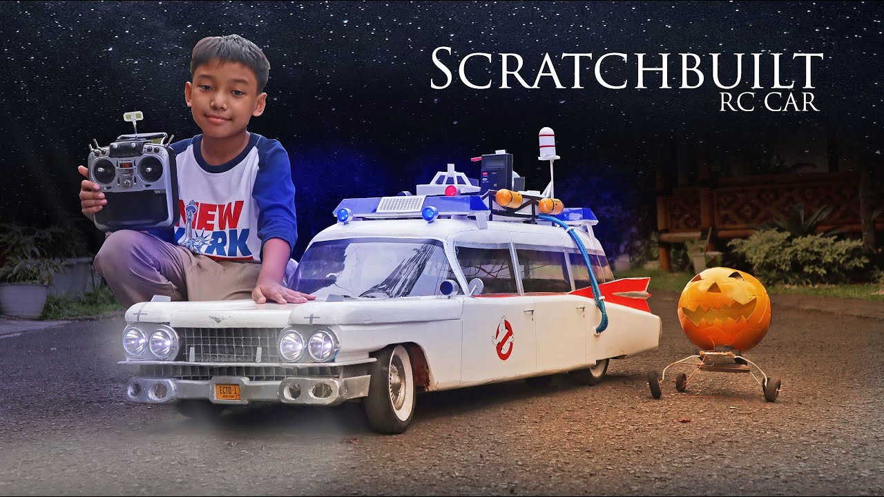 Build a massive Ghostbusters Ecto-1 RC car at 1:4.5 scale
