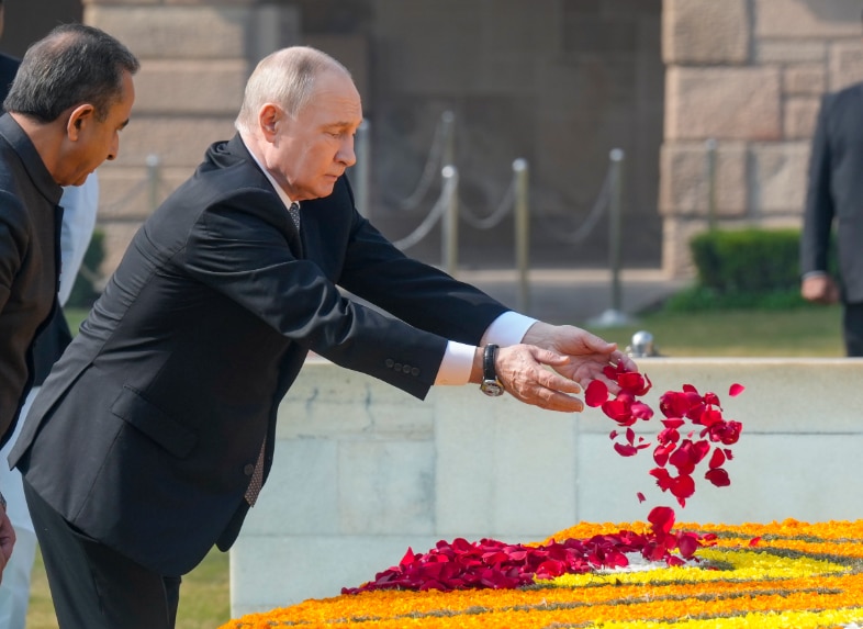 Handshake, hugs, carpool: Pictures capture PM Modi-Putin bonhomie in India