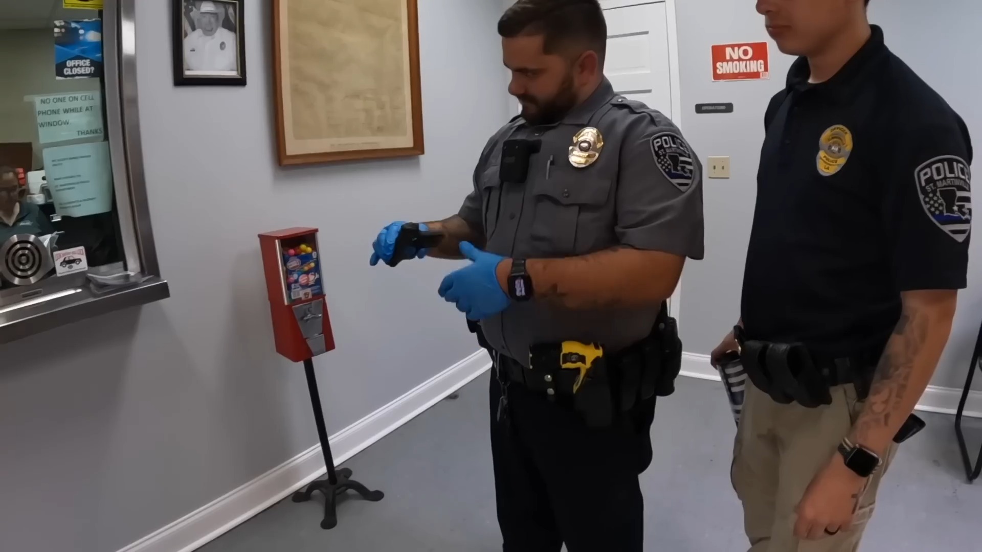 Firearm retrieved near police station spurs new questions about local crime