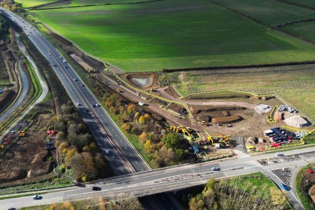 A34 Lodge Hill junction work closure warning for drivers