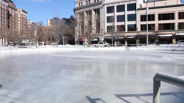 Rosa Parks Circle ice rink opening for the season