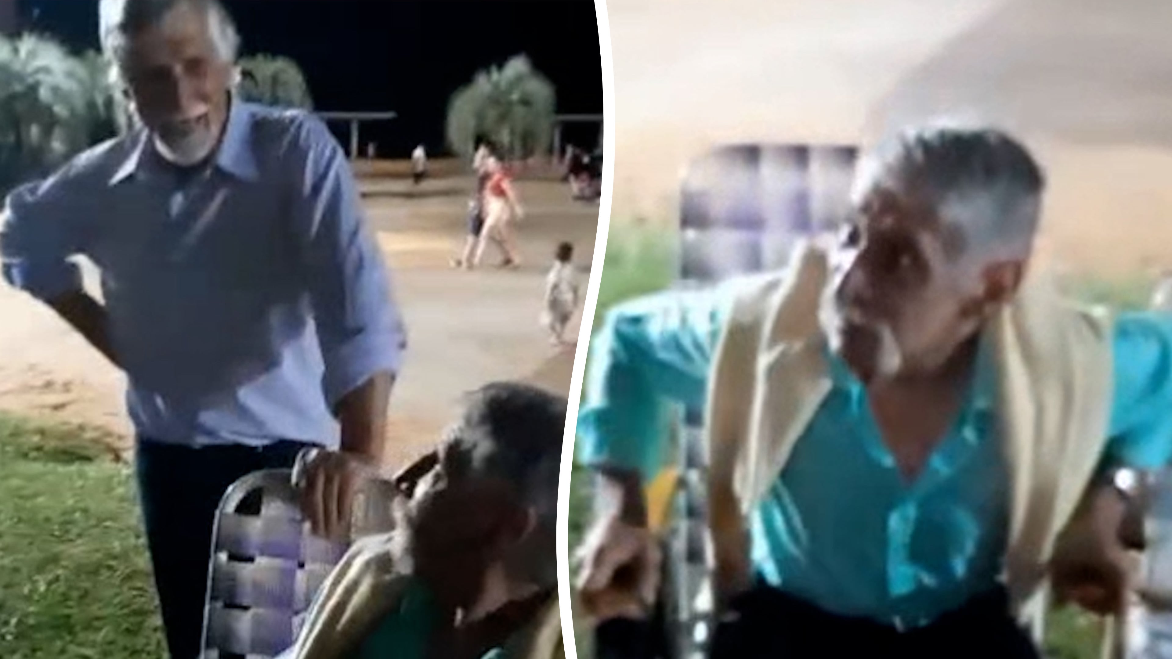 Emotional moment brothers reunite after 20 years apart