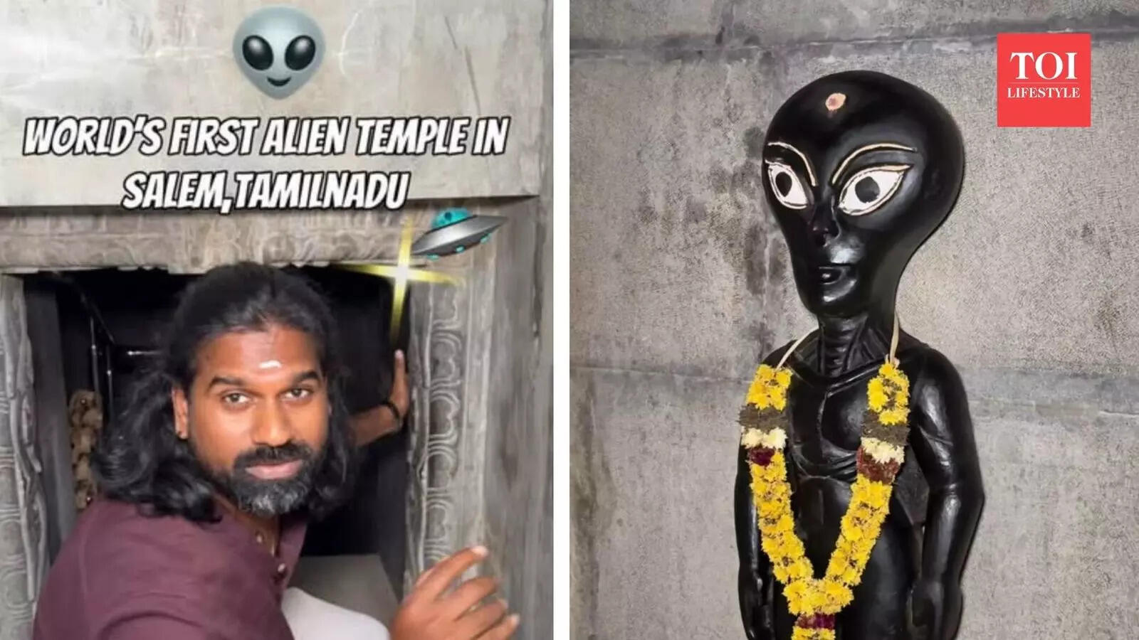 Internet baffled as Tamil Nadu man builds temple for an alien god with ...