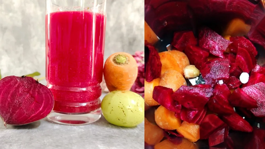 Instead of buying it from the juice vendor, extract carrot, beetroot ...
