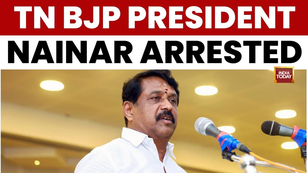 TN BJP president Nainar Nagendran arrested in Thiruparankundram Deepam row