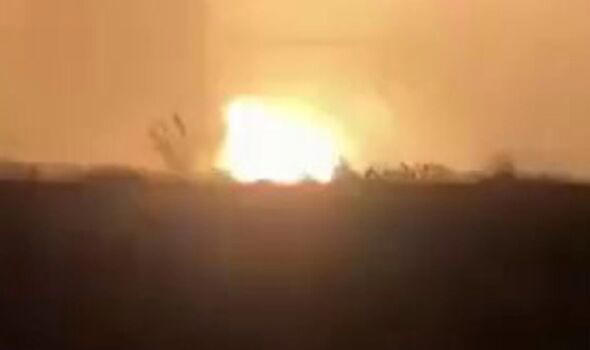 Russia burning as fireballs erupt after massive Ukrainian attack