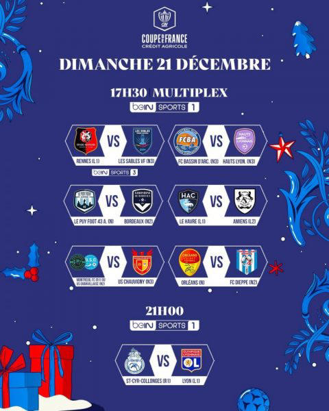 French Cup – dates and broadcast, the round of 32 set!