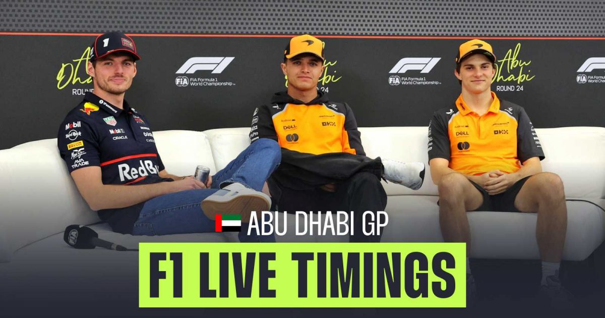 F1 live: Follow live updates from the Abu Dhabi Grand Prix weekend