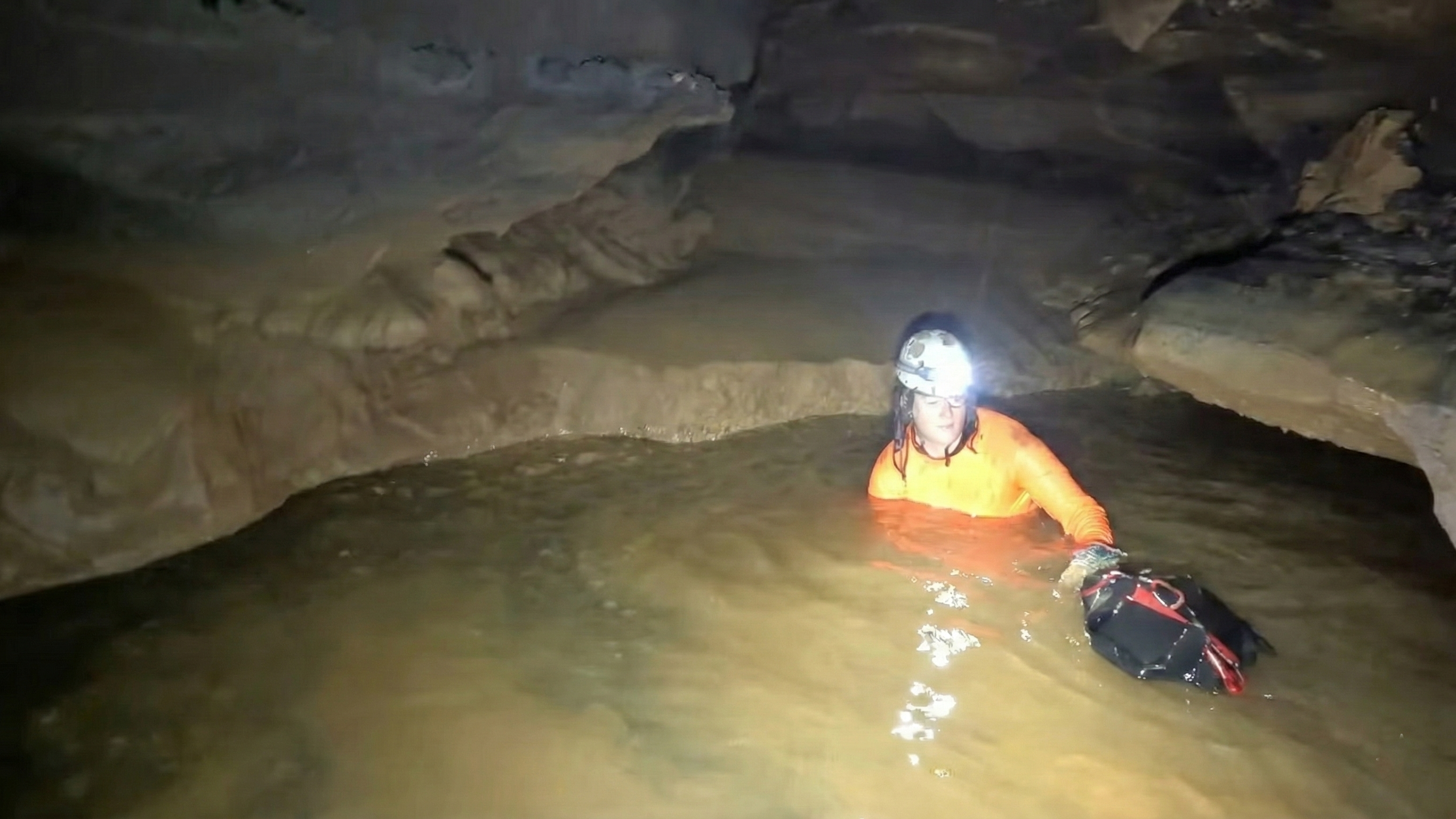 What happens when you enter a cave that was never on any map
