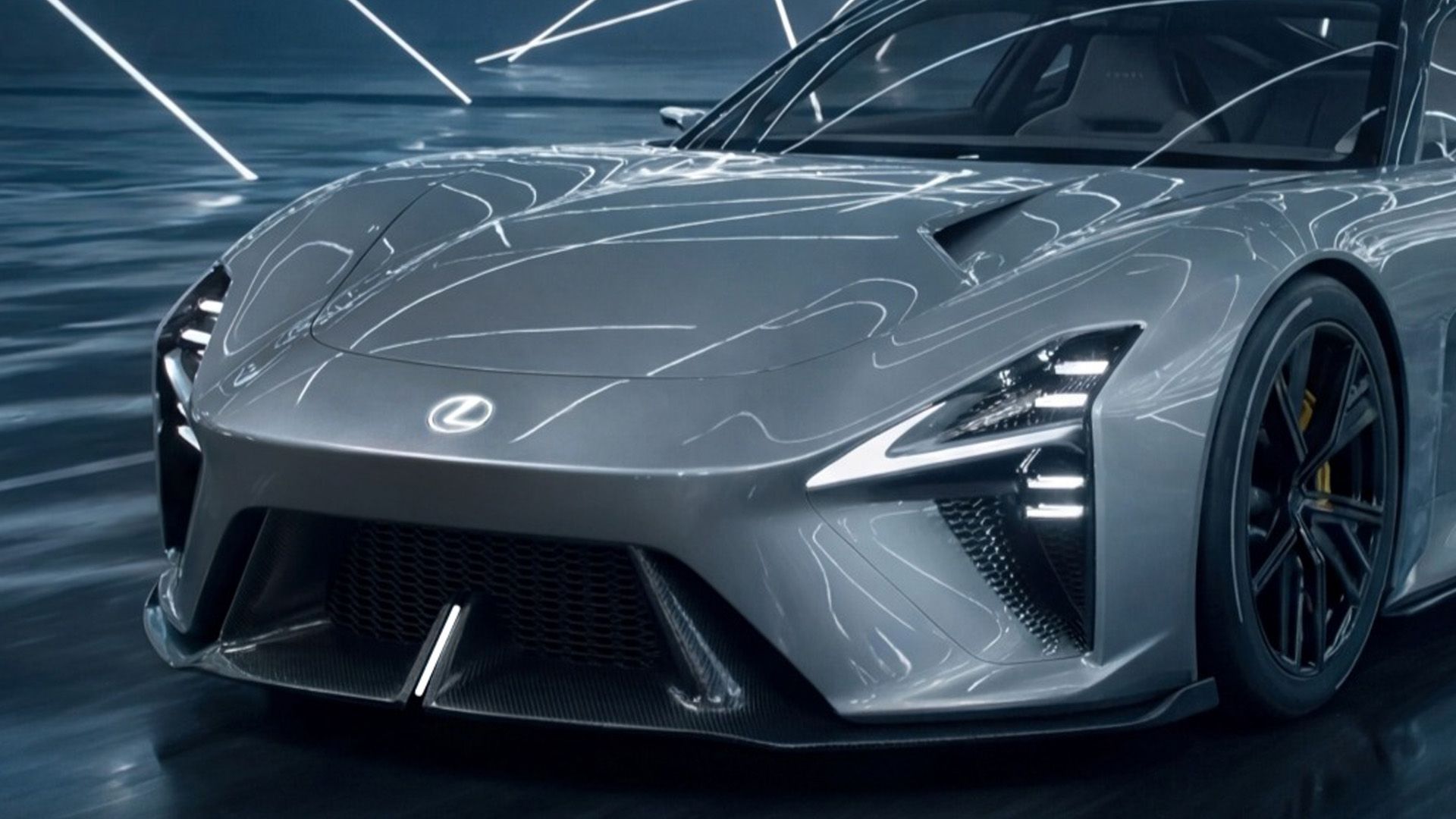 Lexus LFA concept debuts as a Toyota GR GT-based electric supercar