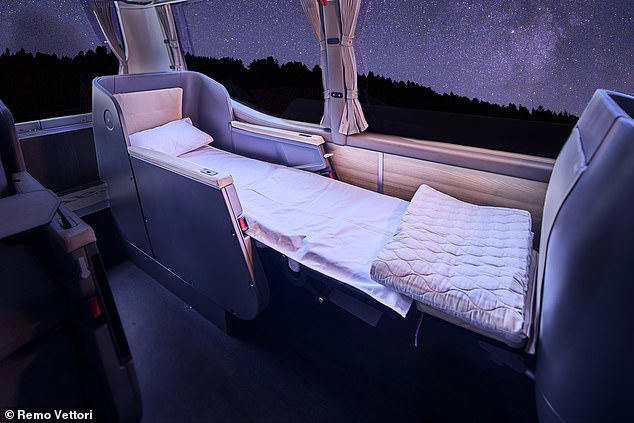 Inside the new 'business class' European buses where seats turn into ...