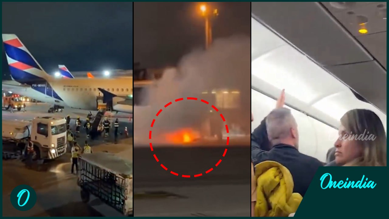Guarulhos Airport evacuated after luggage area fire | LATAM flight ...