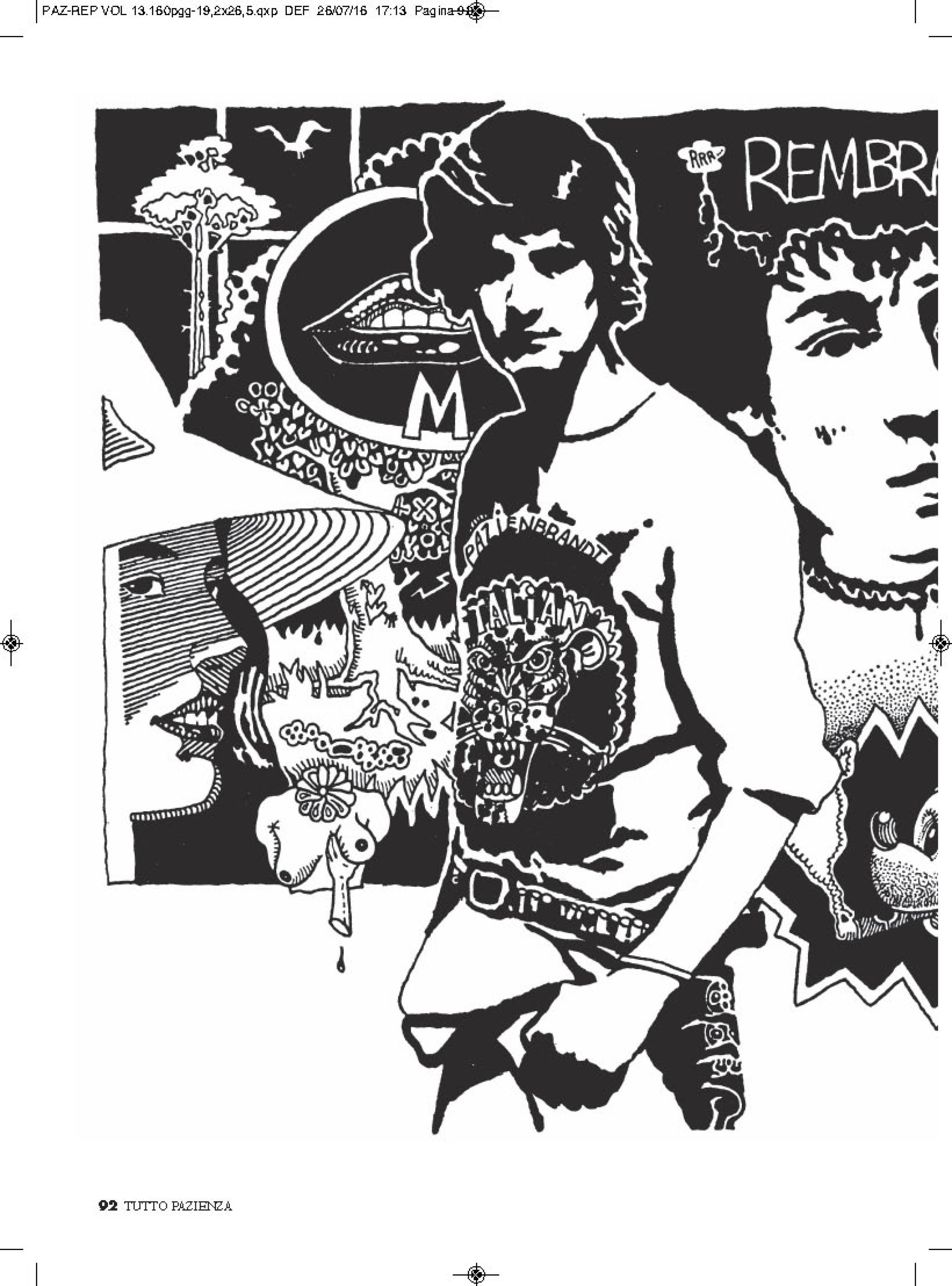 Al Maxxi l'Aquila il genio Pazienza, 300 opere, non solo fumetti