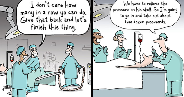 21 absurd medical cartoons from 'Loose Parts'