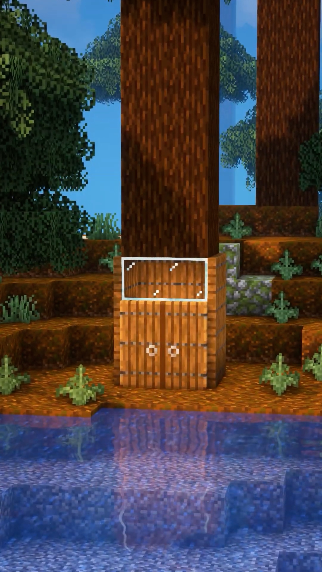 Cozy spruce tree house for Minecraft survival