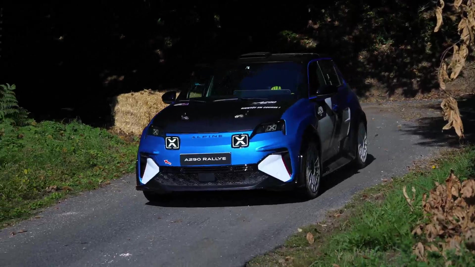 Alpine A290 rally driving video