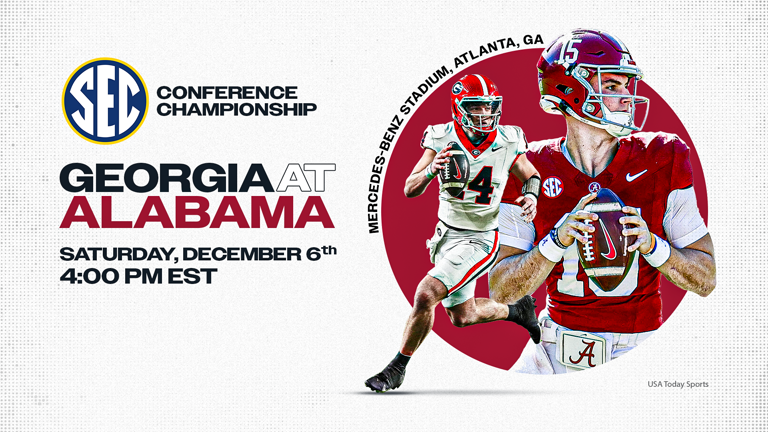 Georgia beats Alabama 28-7 to win SEC championship: Highlights